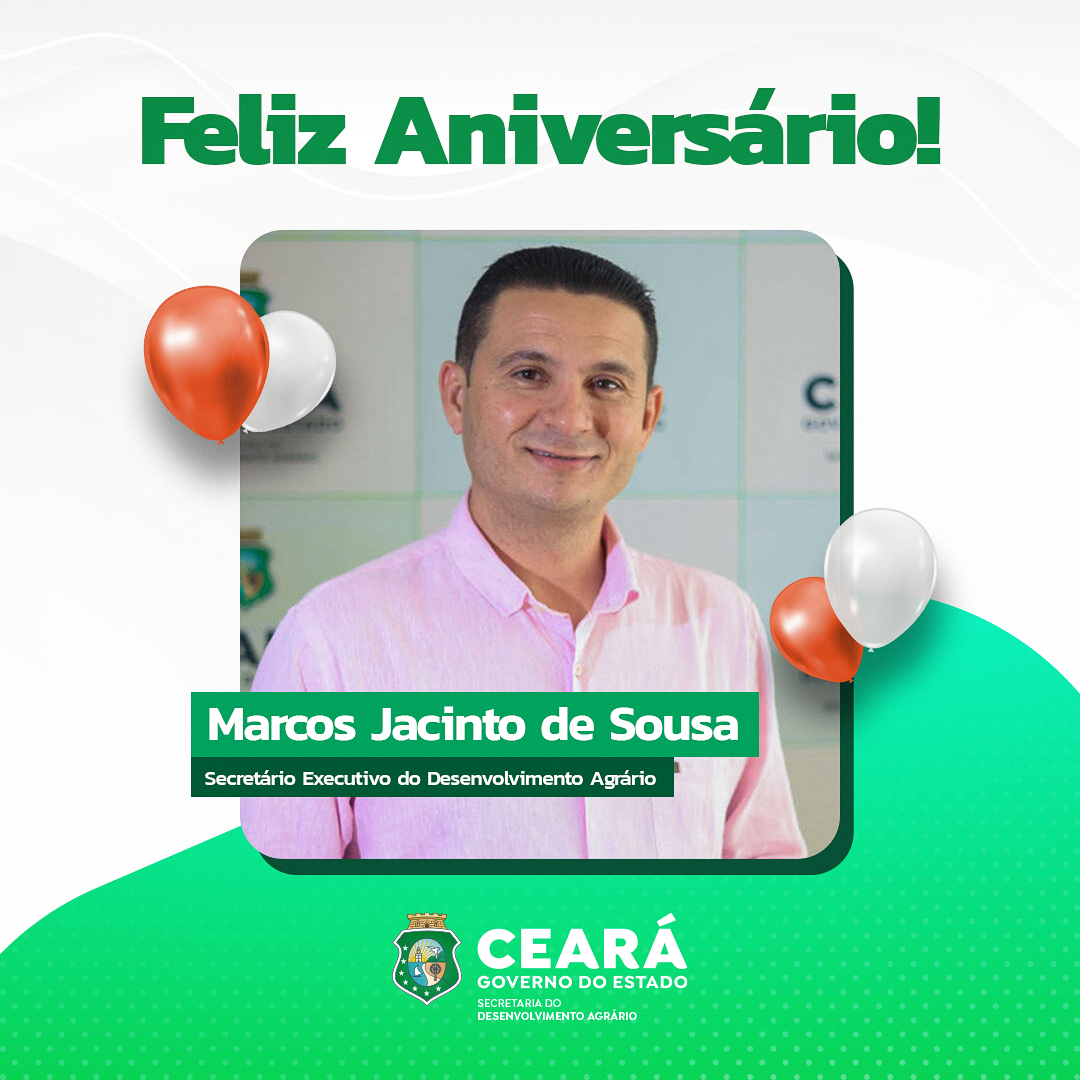 Parabéns, secretário Marcos Jacinto! – INTRANET SDA